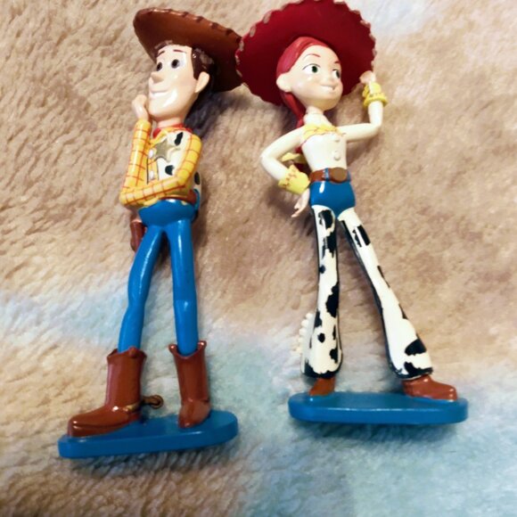 Pixar | Toys | Disney Pixar Toy Story Jesse And Woody Toy Figures ...